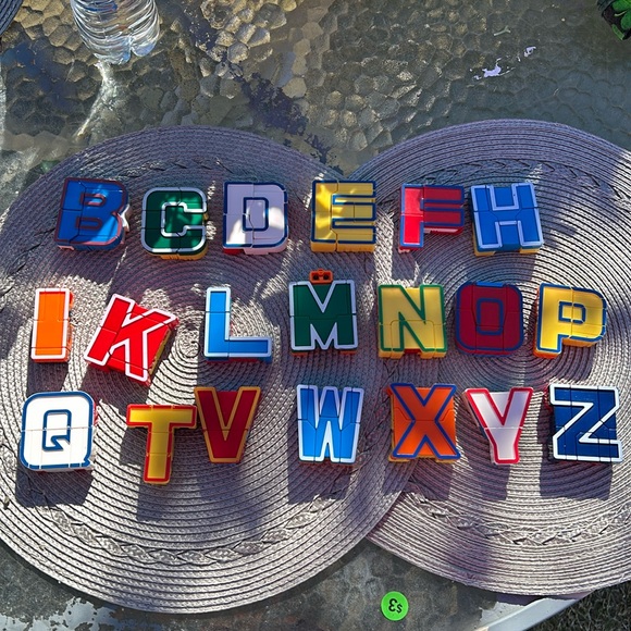 Accessories | 2 Vintage 1985 Alphabots Transformer Alphabet Robot Alpha ...